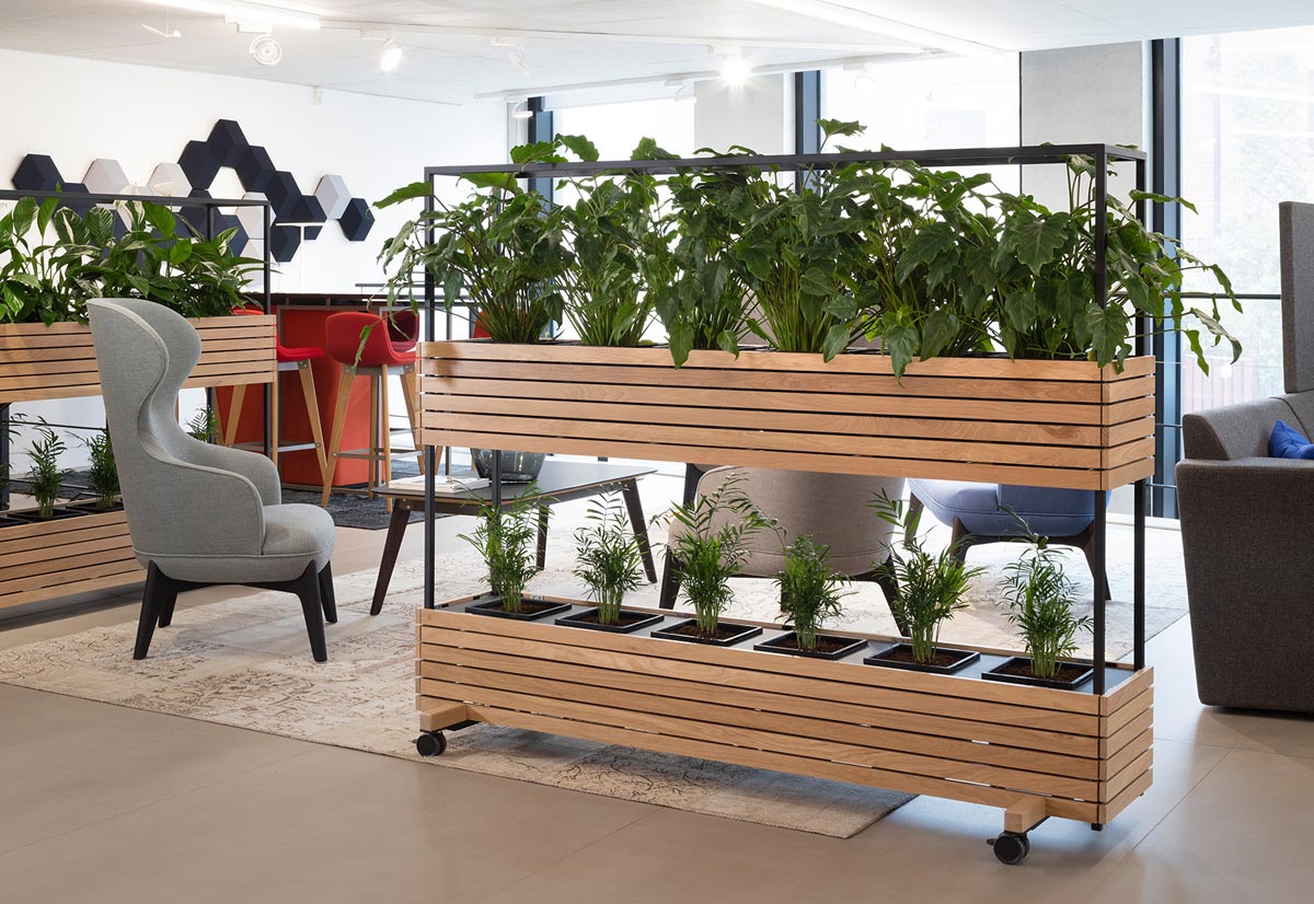 Office Planters | Stylish Mobile Planter Dividers – Furnify