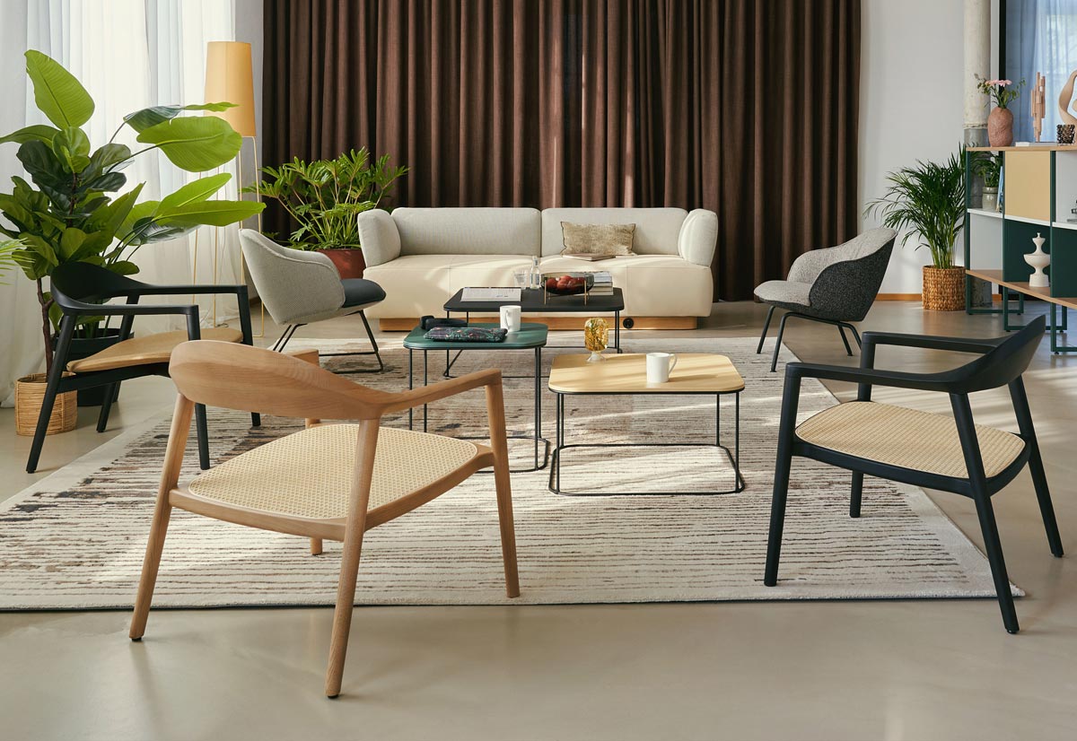 Wooden Lounge Chairs | Solid Wood Lounge Armchairs | – Furnify