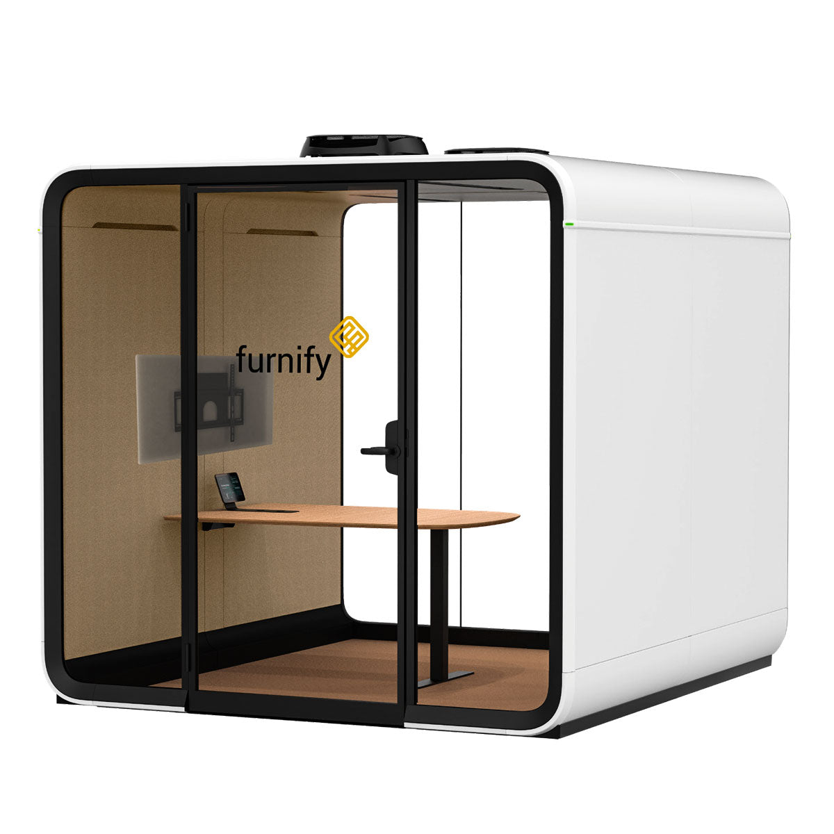 Framery Six Pod: Smart 4-6 Person Meeting Pod – Furnify