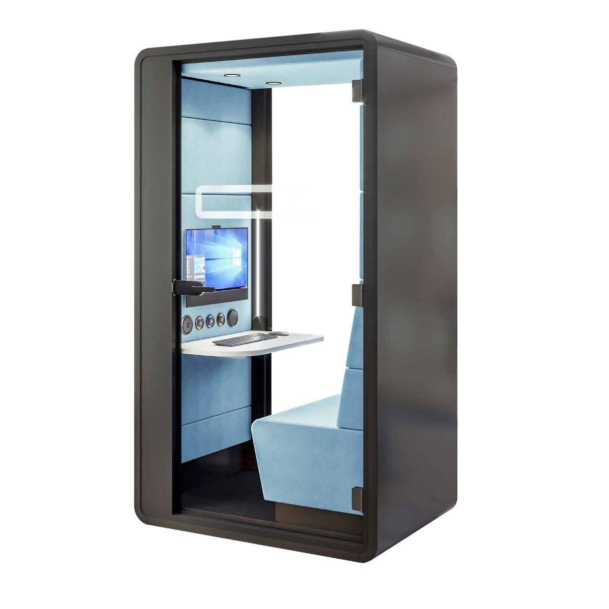 HushHybrid Work Pod | Video Conferencing Booth – Furnify