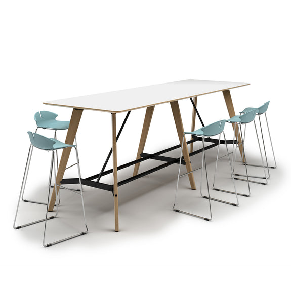 Office High Tables | Office Bar-Height Tables – Furnify