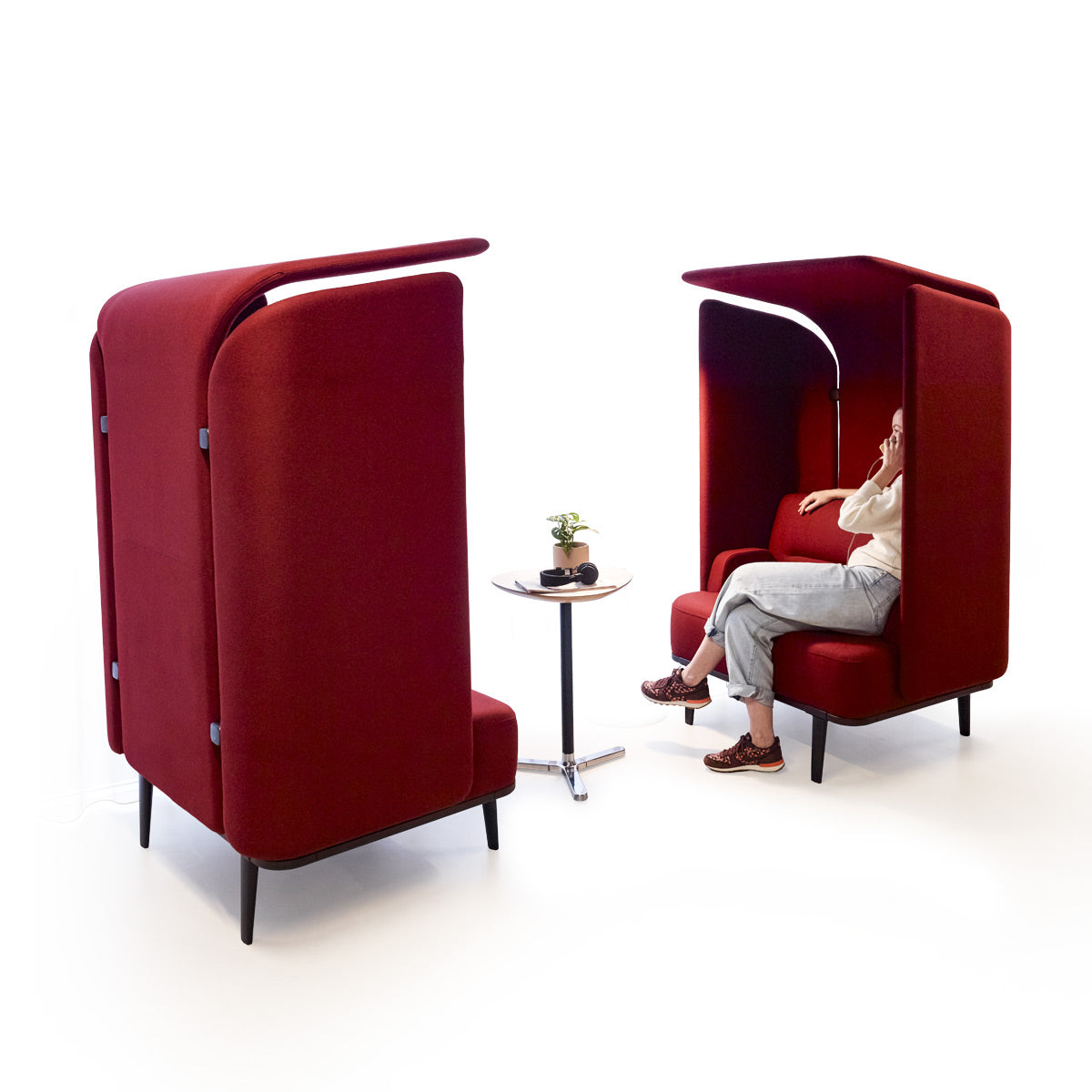 Mote Canopy Single Seat | Privacy Work Soft Seating – Furnify