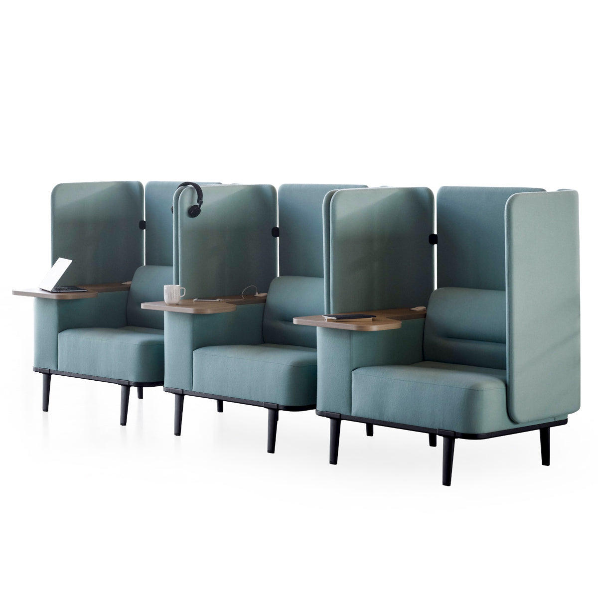 Mote Work Armchair | High Back Privacy Work Chairs – Furnify