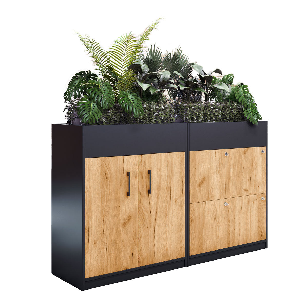 Scope Planter Unit | End-of-Desk Storage Planter – Furnify