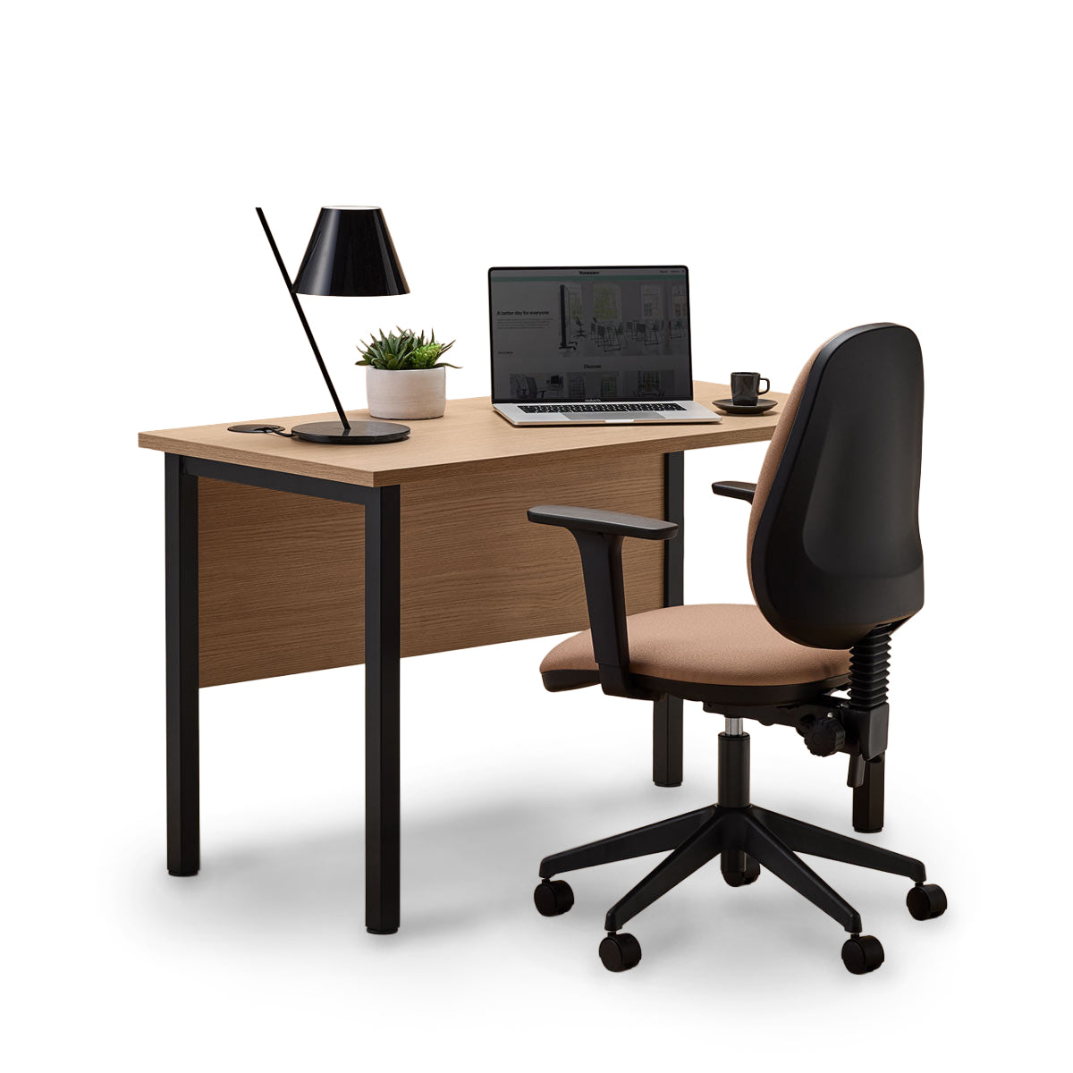 Aspen Compact 4 Leg Desk | Home Office Desk – Furnify